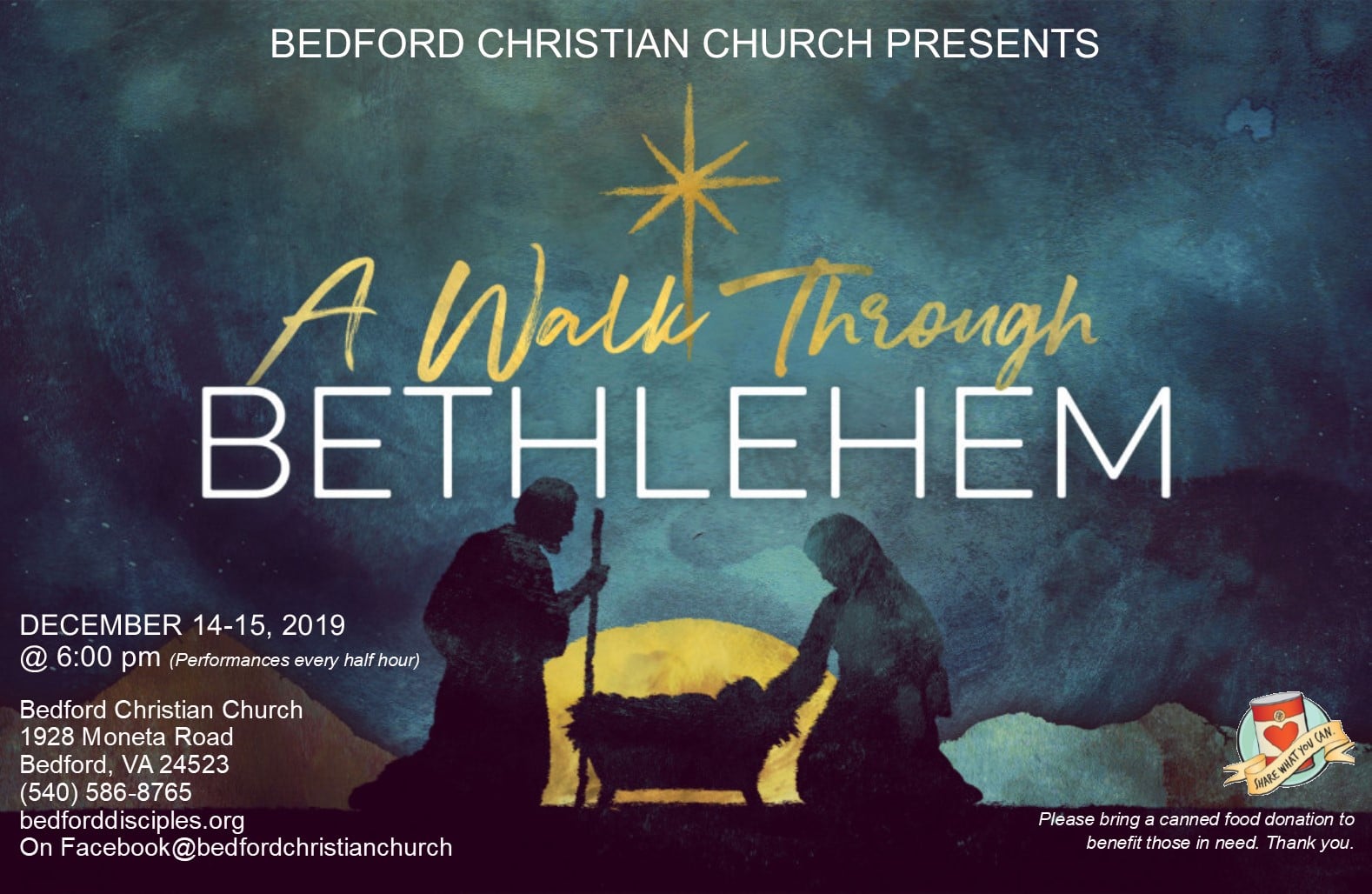 A Walk Through Bethlehem Image – Bedford Christian Church