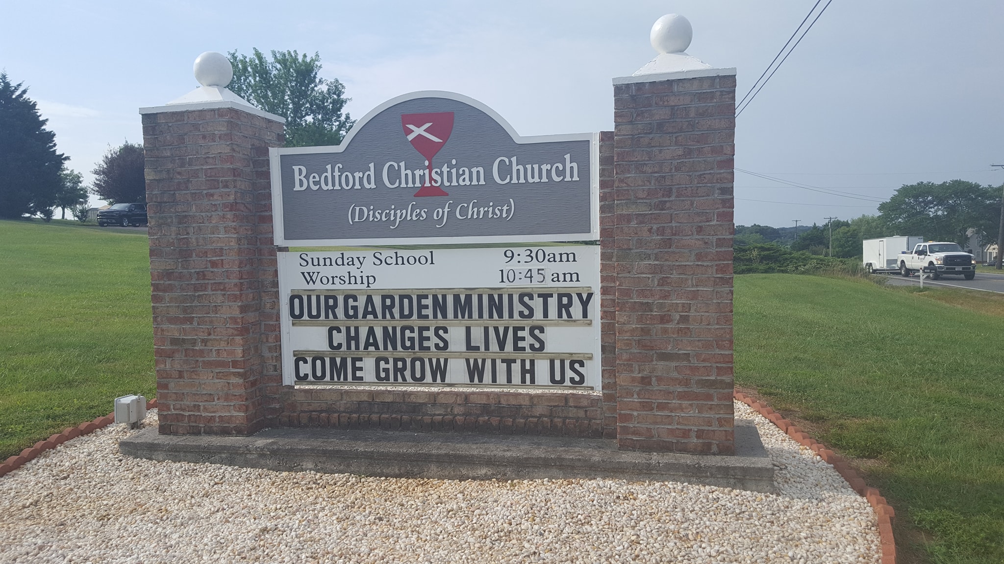 Church Sign – Bedford Christian Church